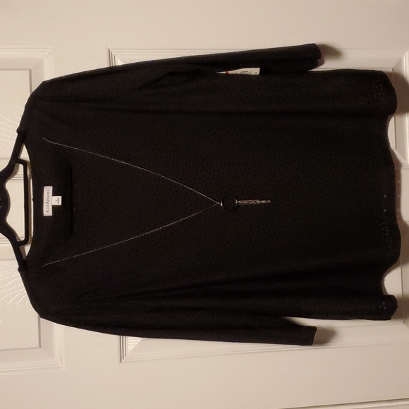 Kim Rogers | Tops | Kim Rogers Top With Attached Necklace | Poshmark